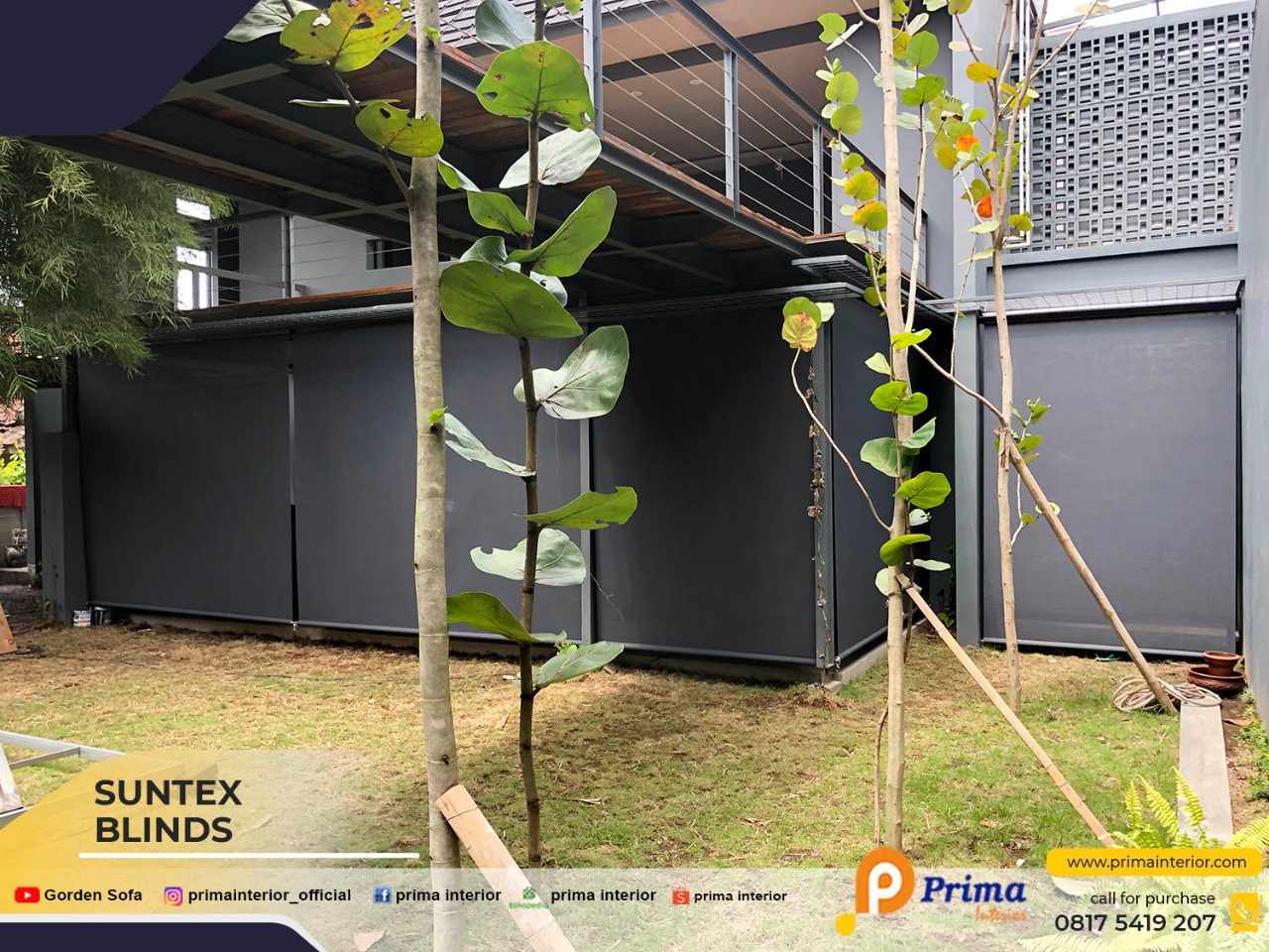 Harga Tirai Suntex Blind untuk Ruangan Terbuka