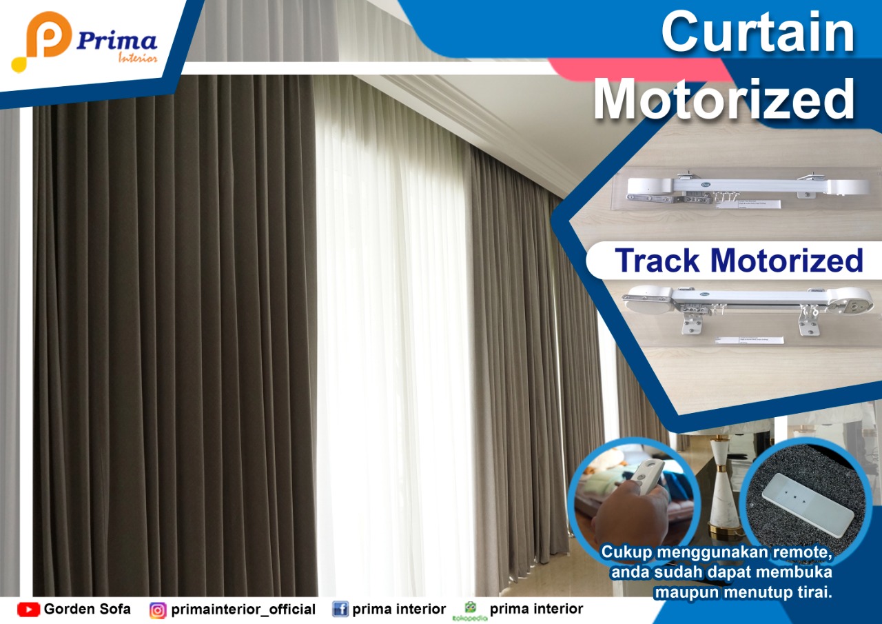 Tirai Otomatis untuk Beragam Ruangan Jadi Lebih Mewah